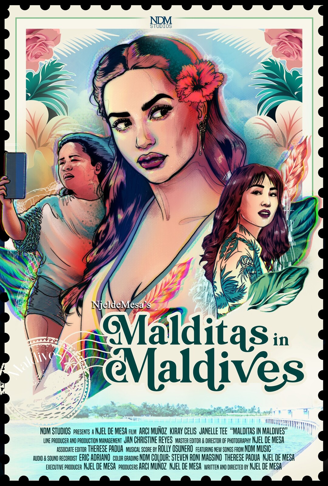 Cast - Malditas in Maldives (2023)