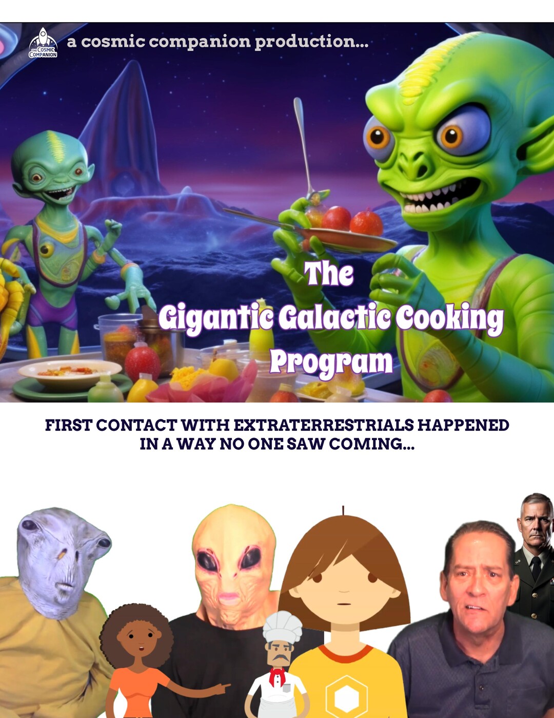 Cast - The Gigantic Galactic Cooking Program (2023)