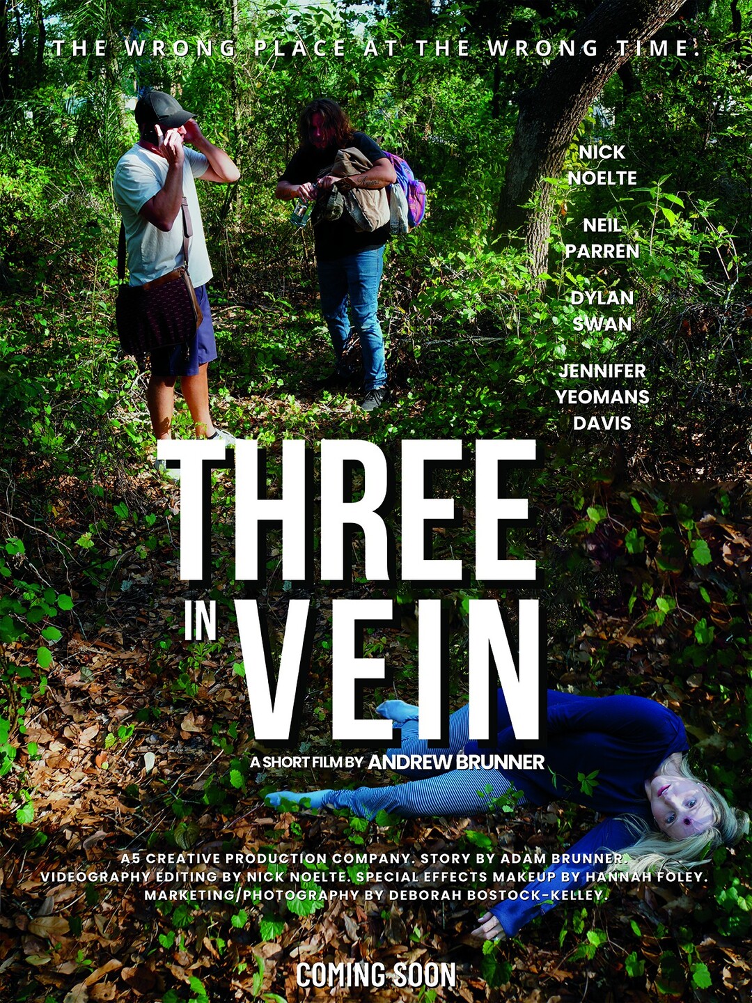 Cast - Three in Vein (2023)