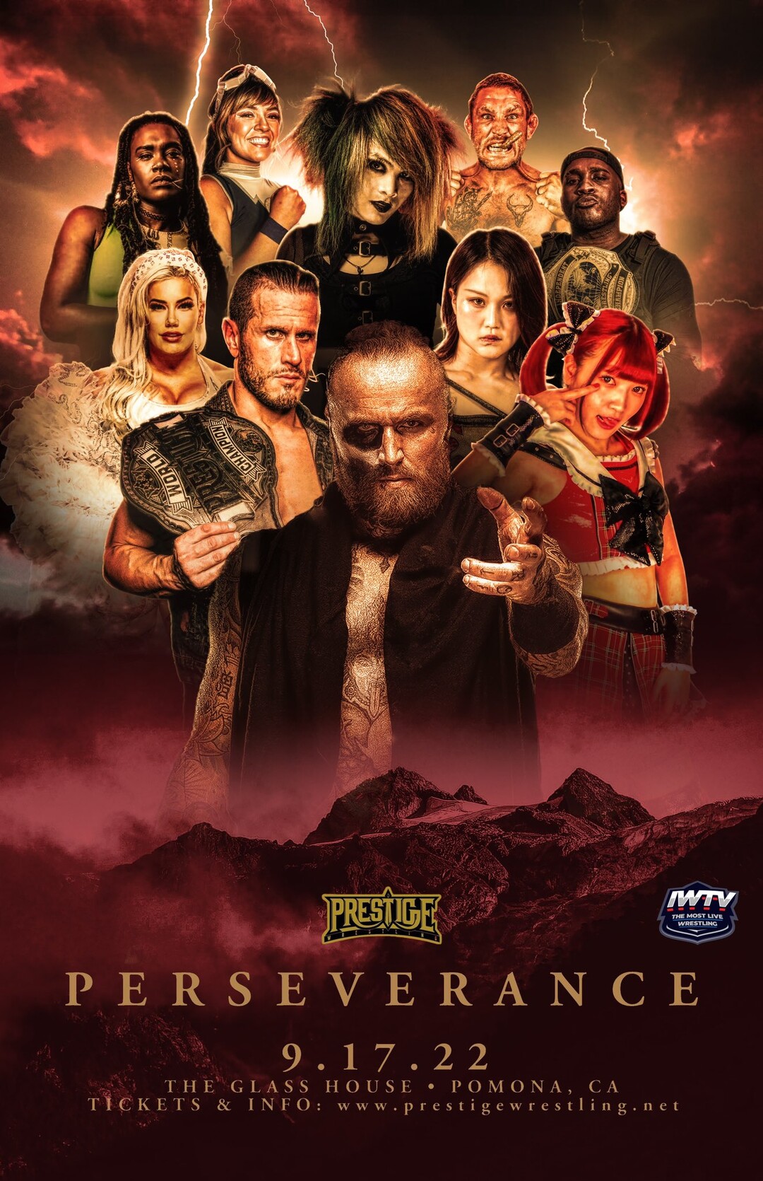 Cast - Prestige Wrestling: Perseverance (2022)