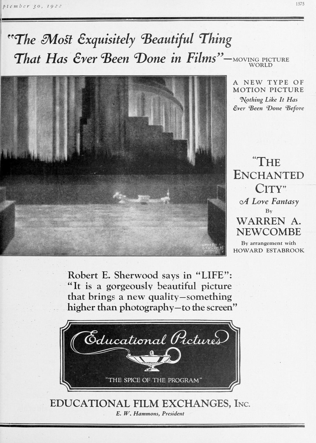 The Enchanted City (movie, 1922)