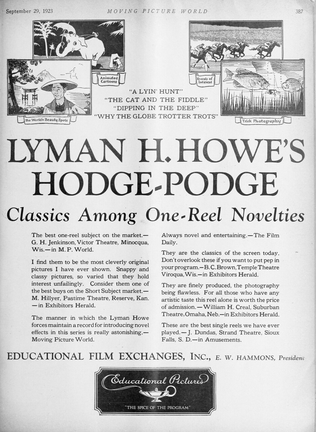 The Cat and the Fiddle (animation movie, 1923)