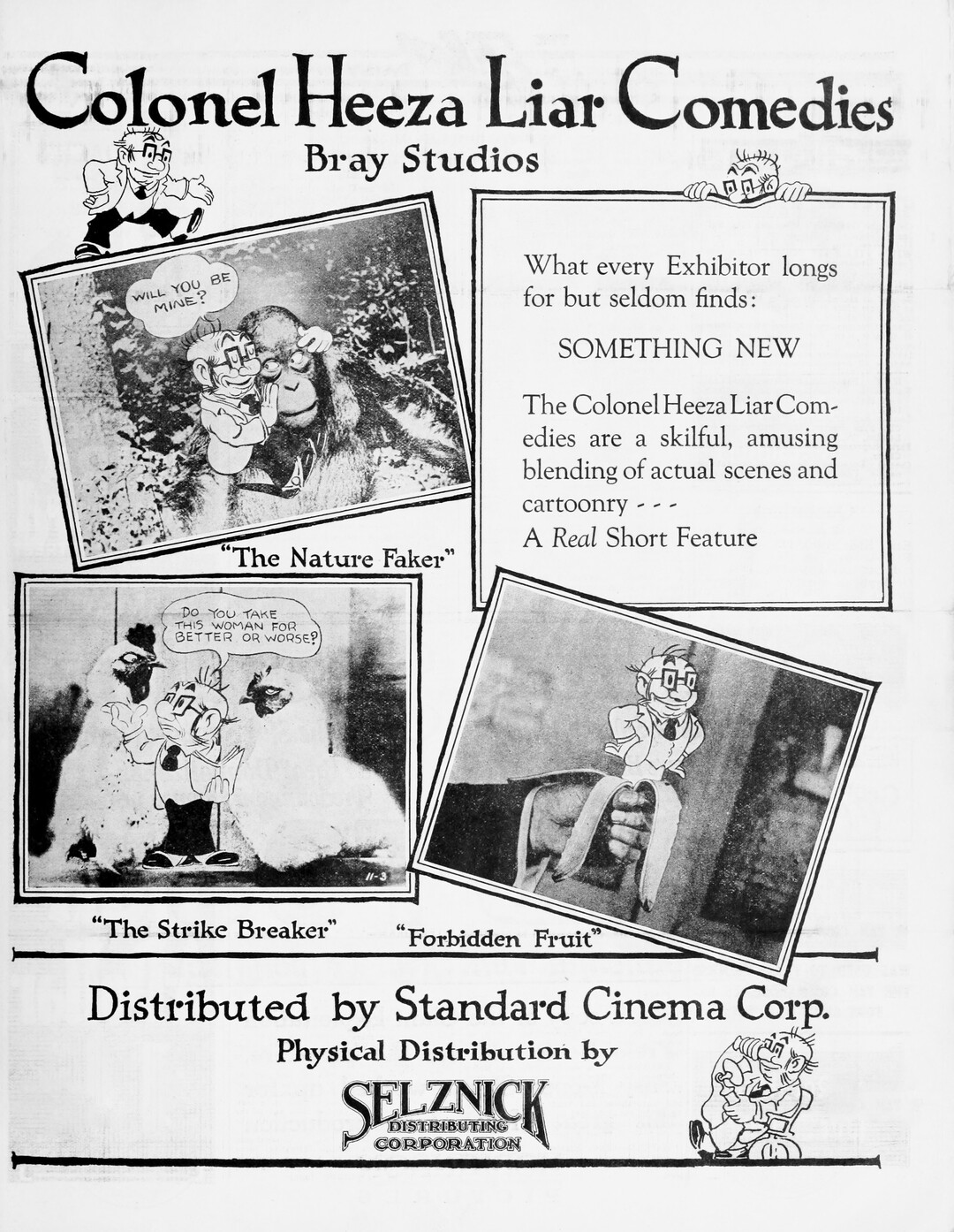 Colonel Heeza Liar, Strikebreaker (animation movie, 1923)