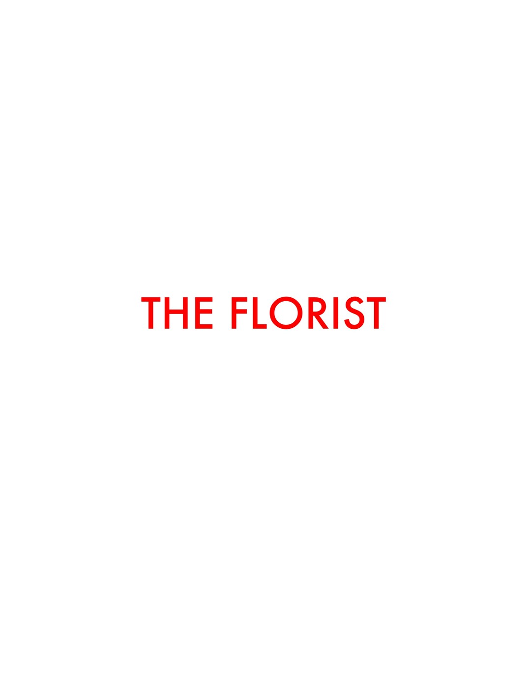 The Florist (movie, 2014)