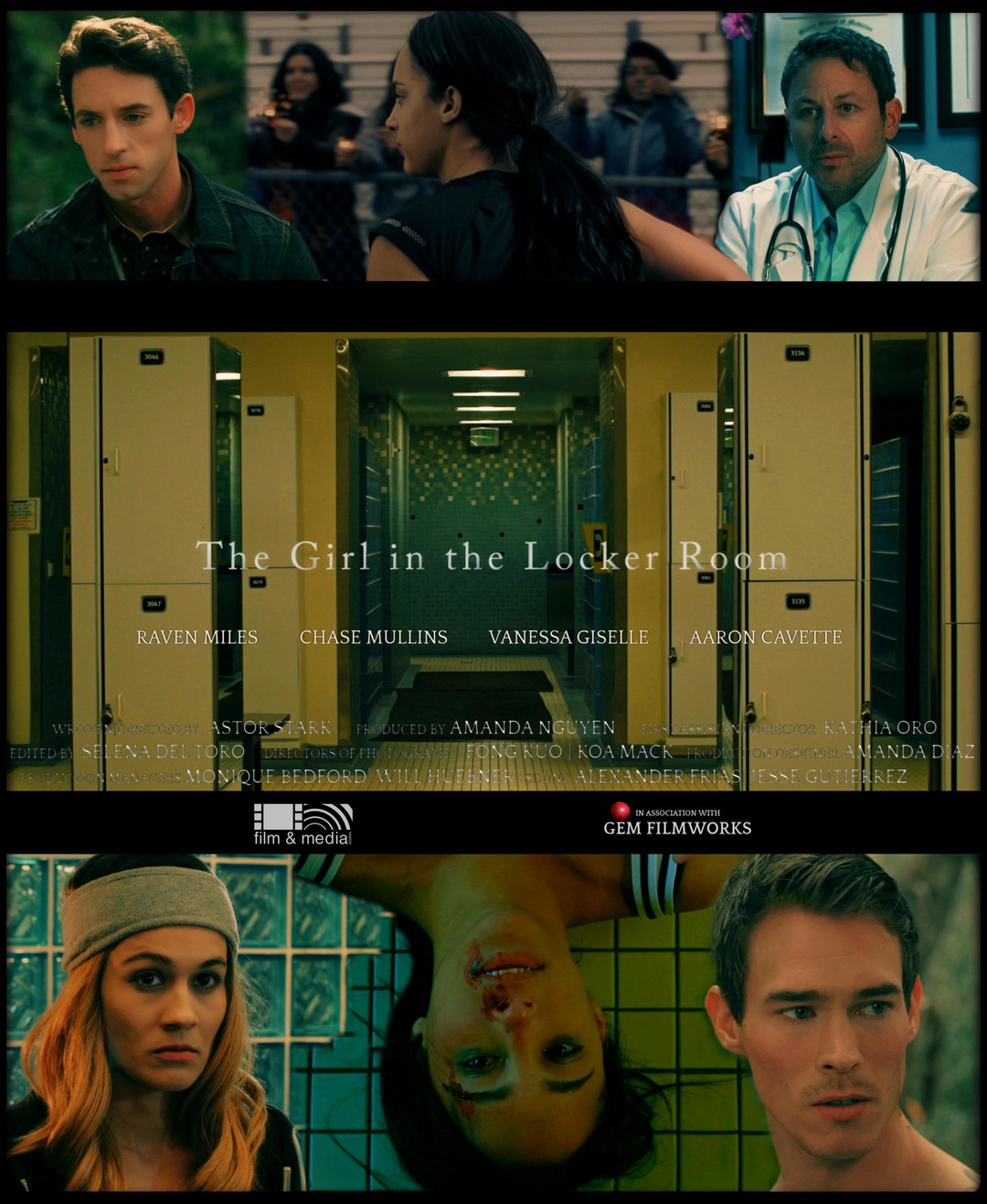 Cast - The Girl in the Locker Room (2017)