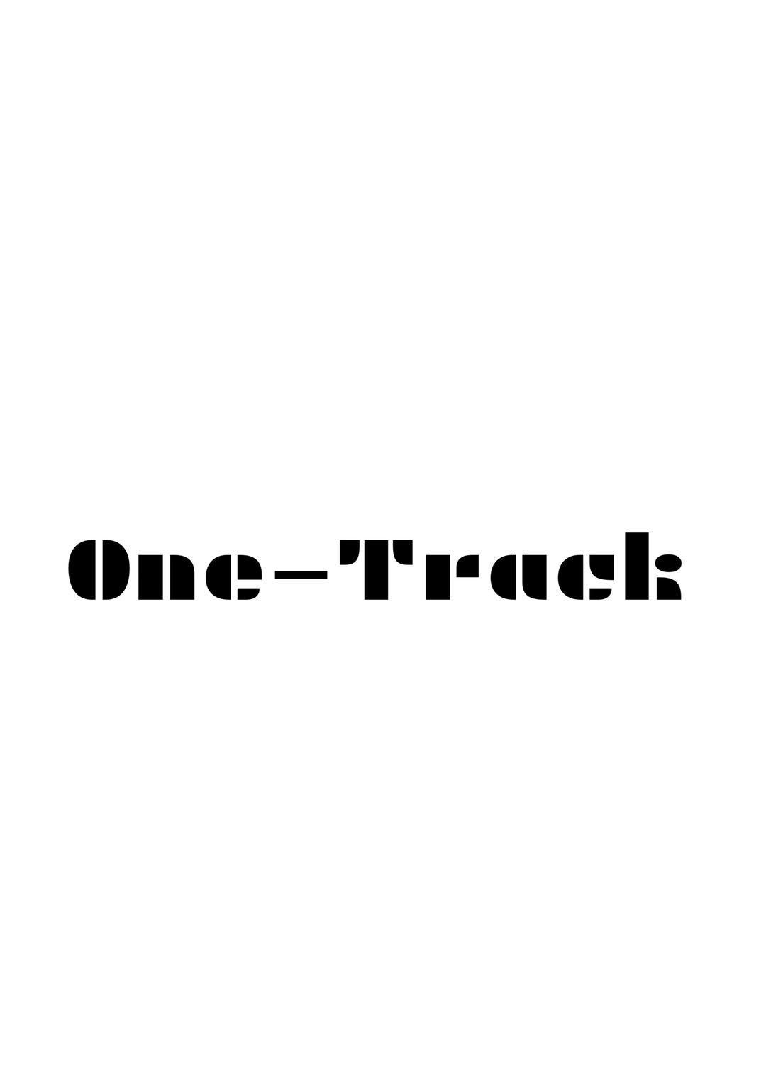 One-Track (mini-series, 2021 – ...)