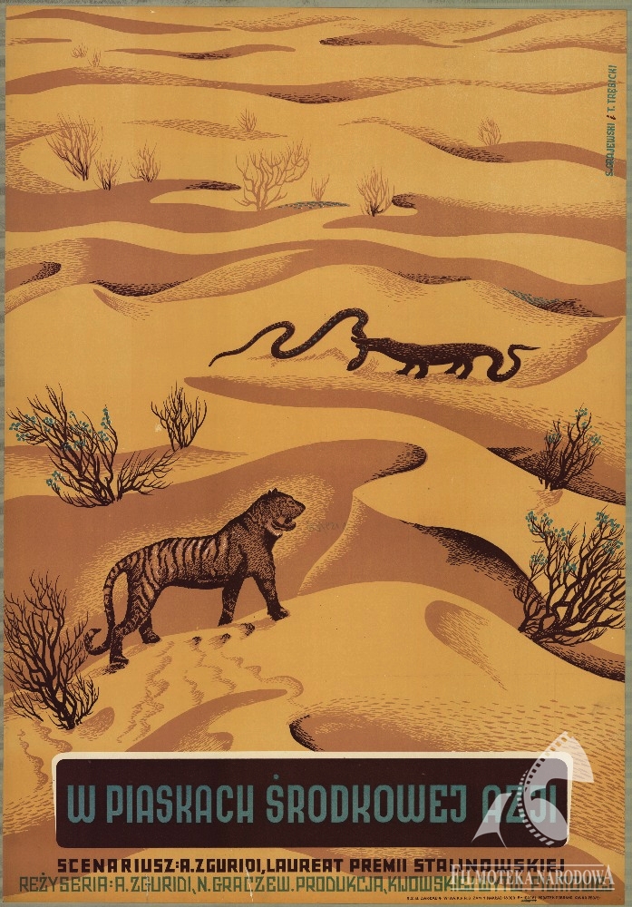 V peskakh Sredney Azii (movie, 1943)