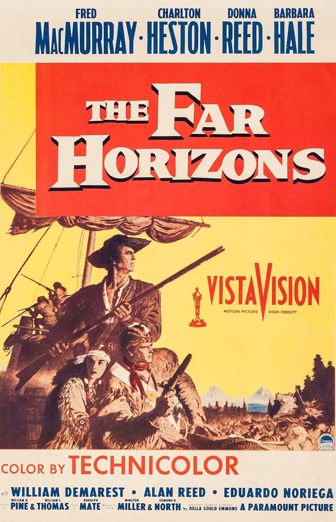 Cast - The Far Horizons (1955)
