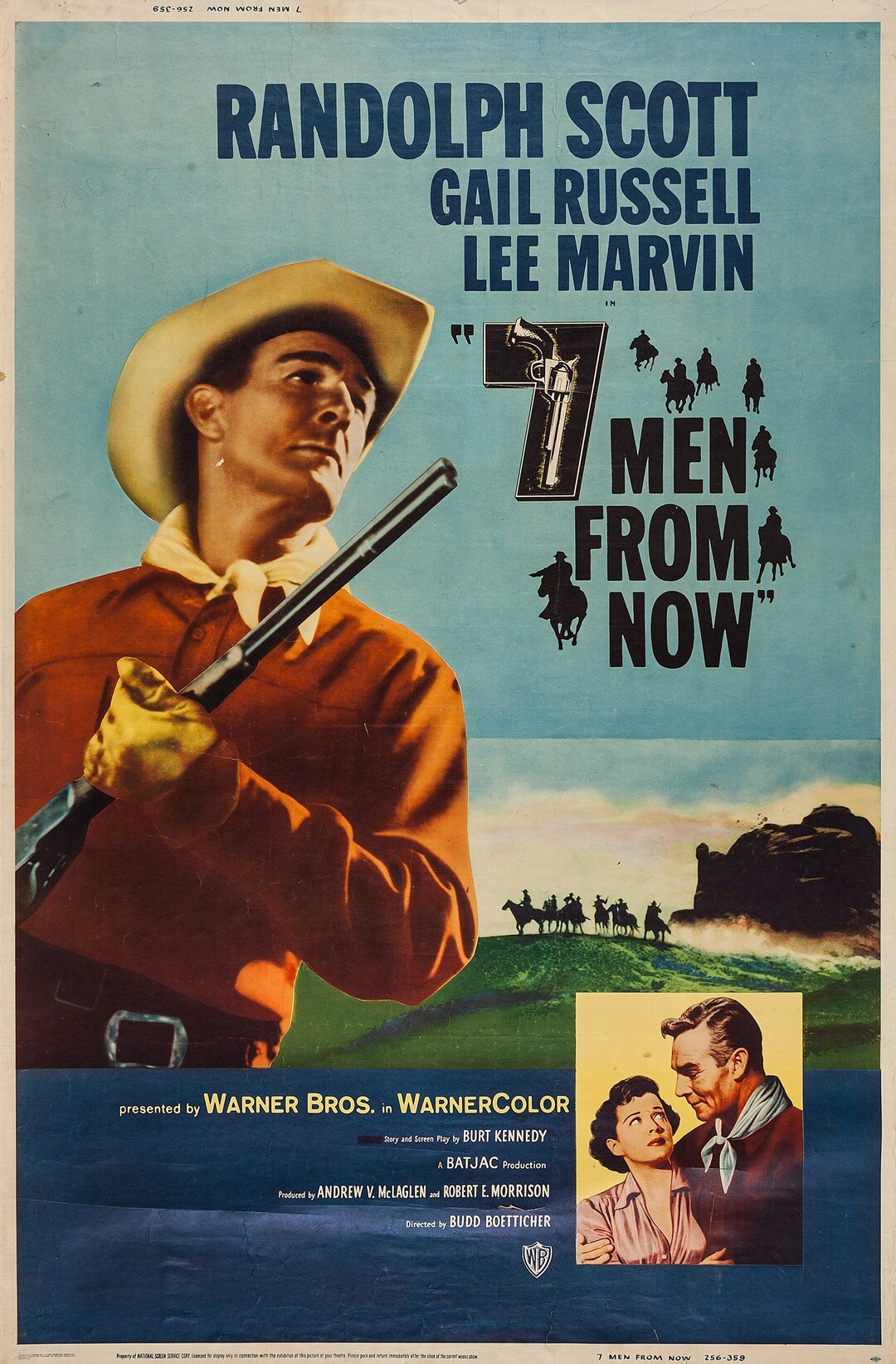 Cast - 7 Men from Now (1956)