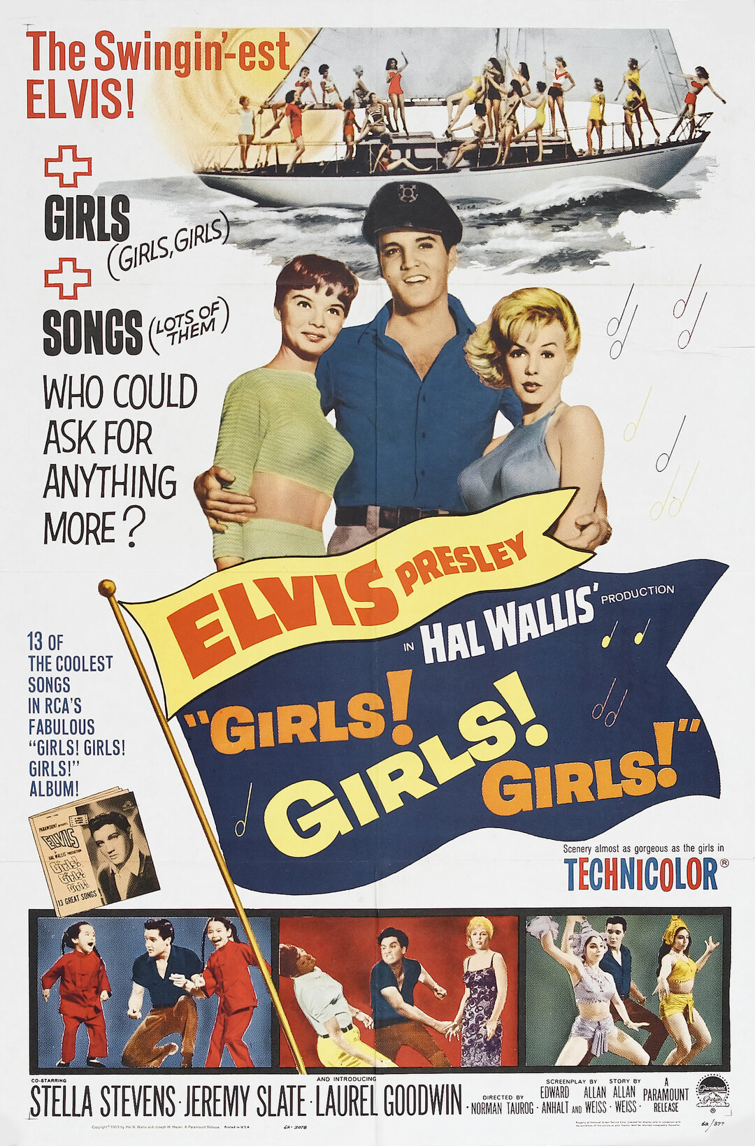 Cast - Girls! Girls! Girls! (1962)