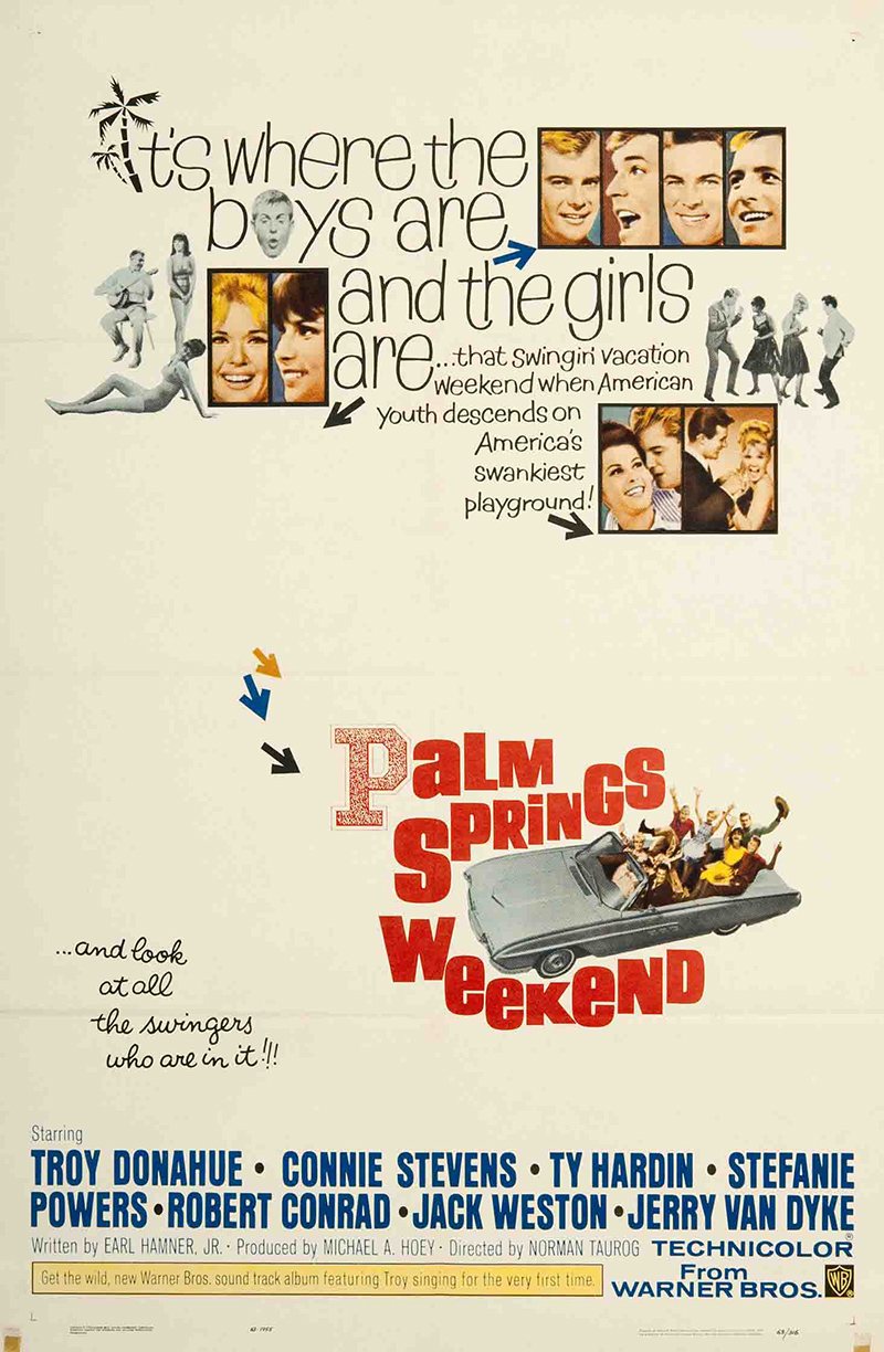 Cast - Palm Springs Weekend (1963)
