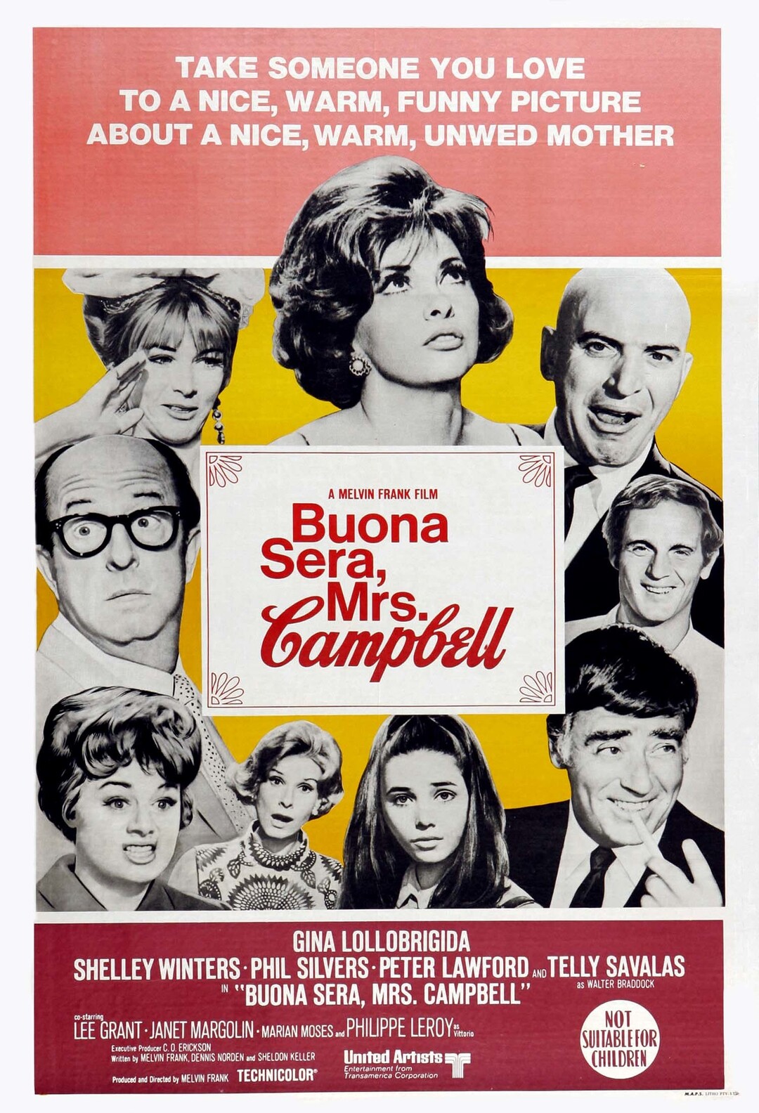 Cast - Buona Sera, Mrs. Campbell (1968)