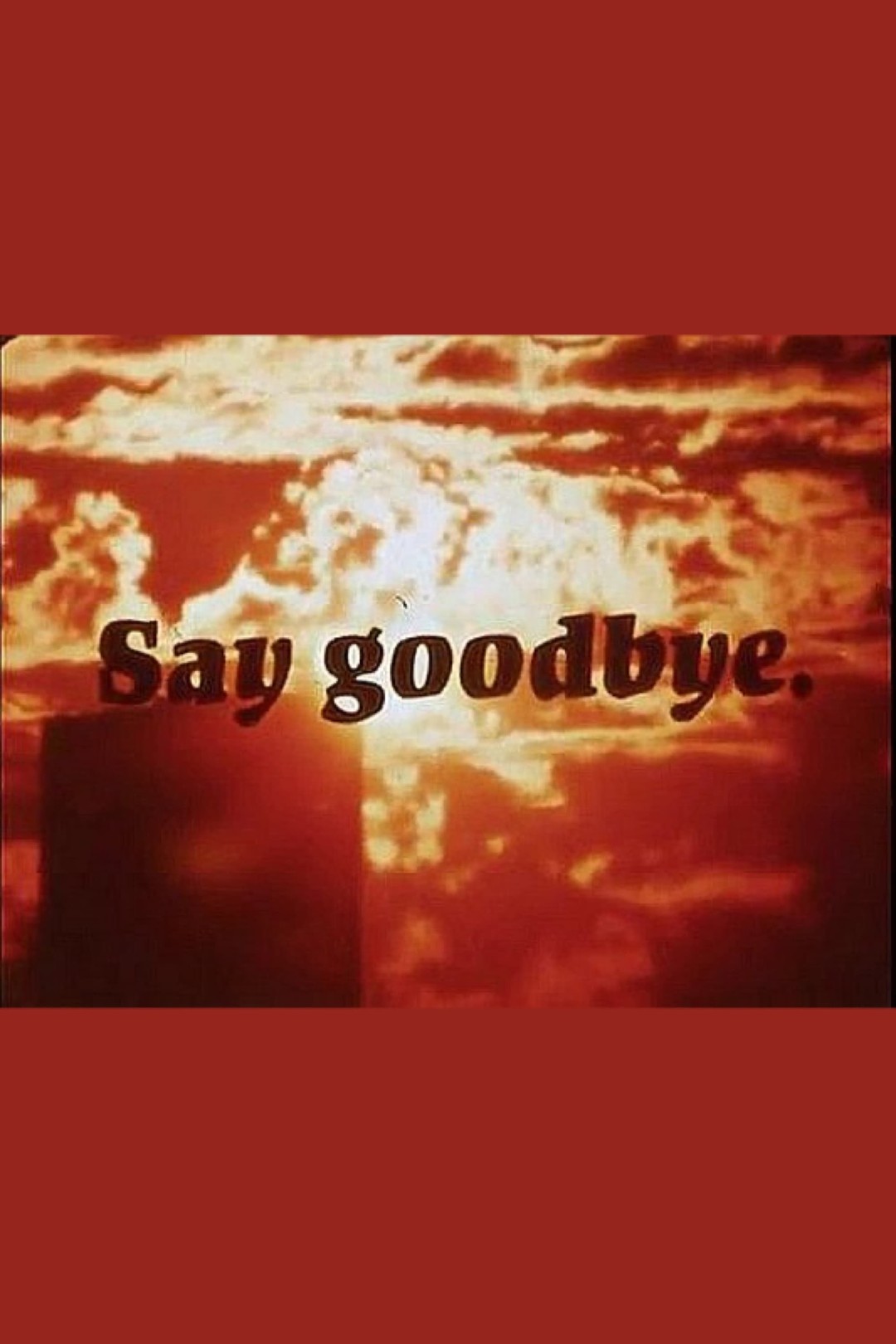 Say Goodbye (movie, 1971)