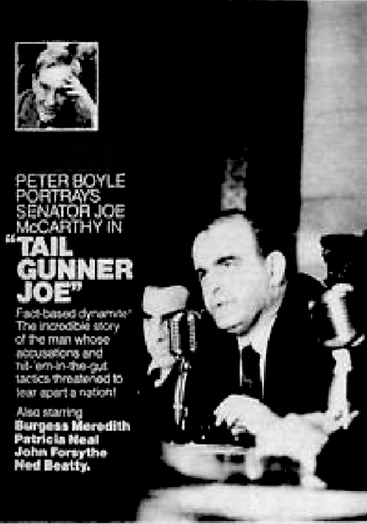 Tail Gunner Joe (movie, 1977)