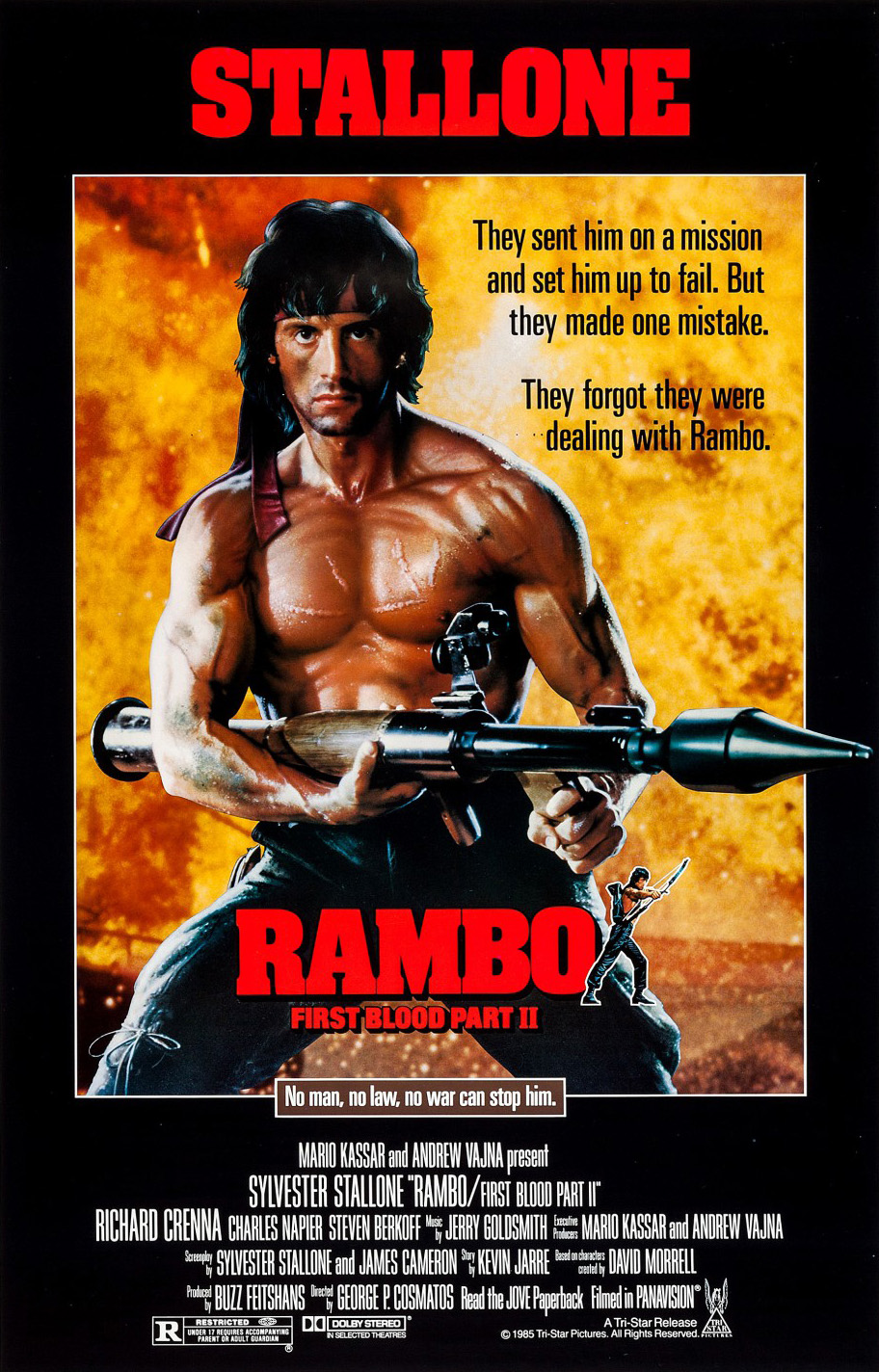Cast - Rambo: First Blood Part II (1985)