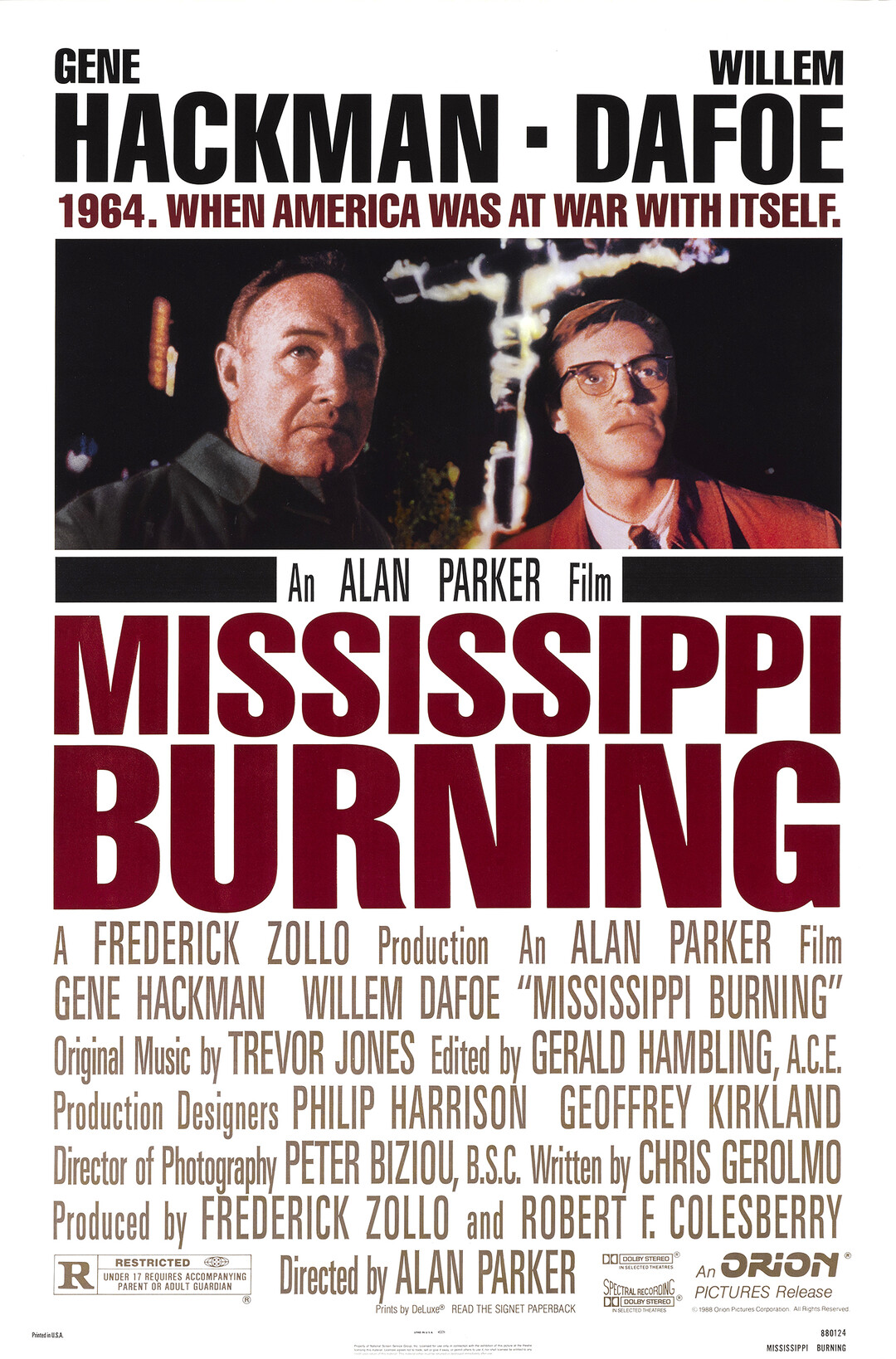 Cast - Mississippi Burning (1988)